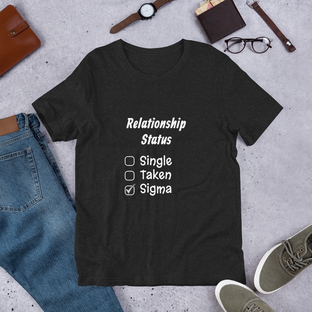 Single Taken Sigma: Checklist T-Shirt