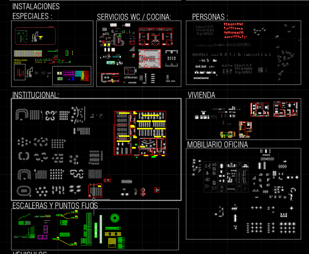Bloques para AutoCAD