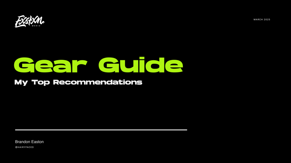 Ultimate Camera Gear Guide: My Personal Recommendations