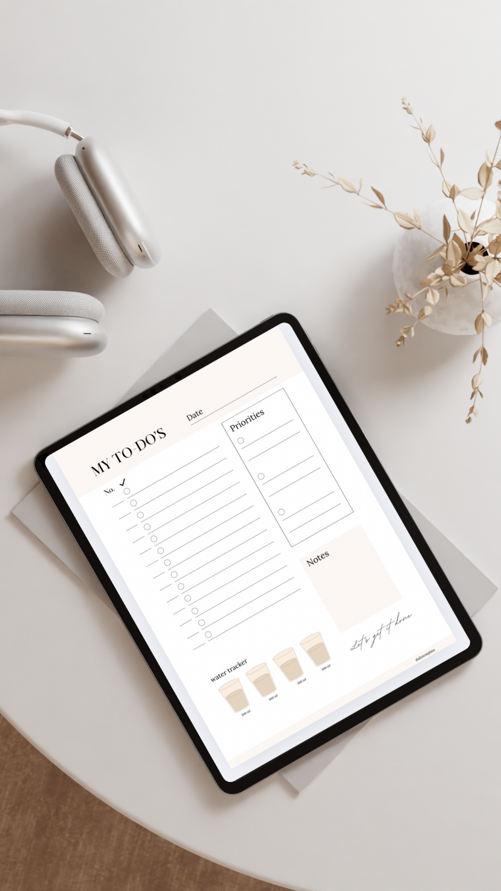 Aesthetic Daily Planner - PDF