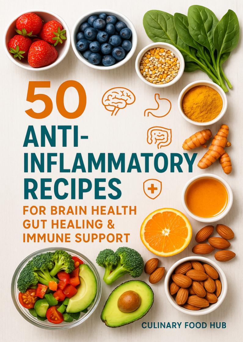 50 Anti-Inflammatory Recipes for Brain, Gut & Immune Health + Bonus Meal Plans
