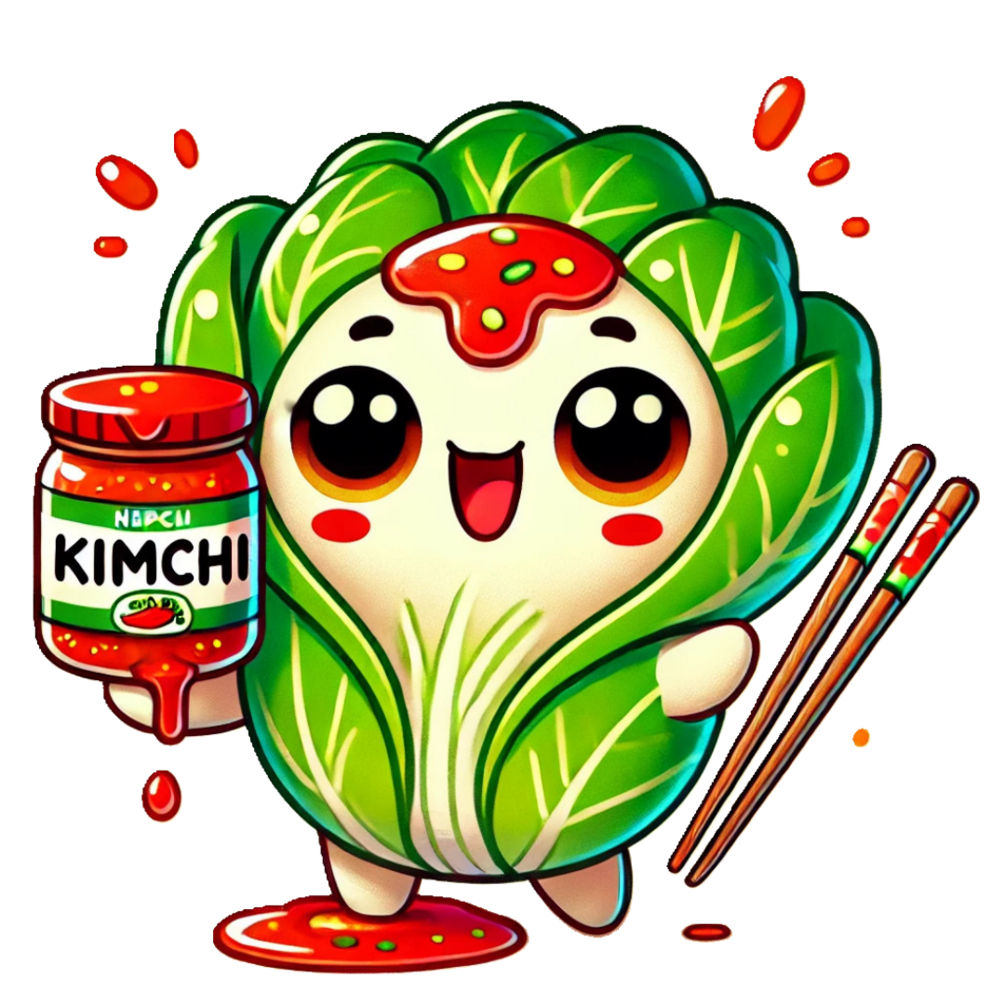 Kimchi's Anthropomorphic character