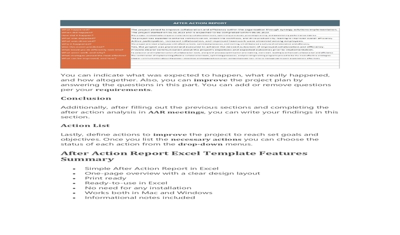 2003-project management-After-Action-Report