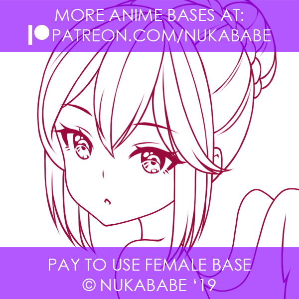 P2U Anime Female Base: Head to Toes [from Anime Base Set #43]