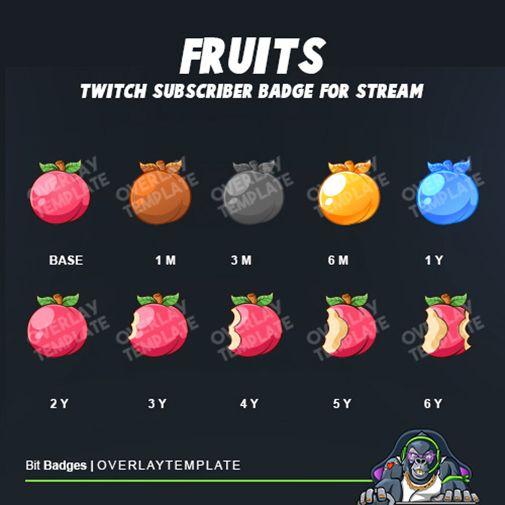 Fruits – Bit Badges