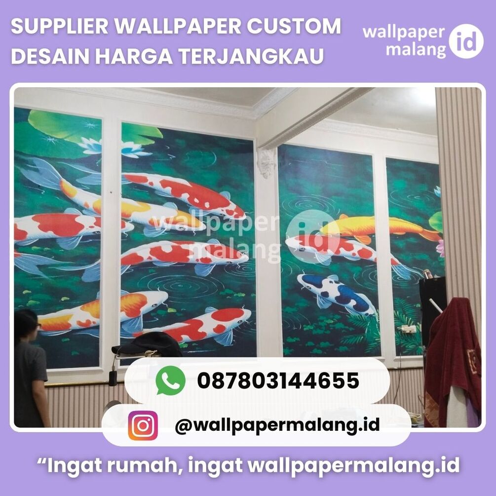SUPPLIER WALLPAPER CUSTOM DESAIN HARGA TERJANGKAU