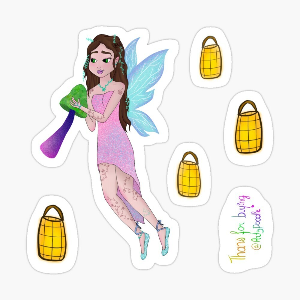 ‘Enchanted forest’ sticker pack