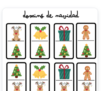 DOMINÓ DE NAVIDAD