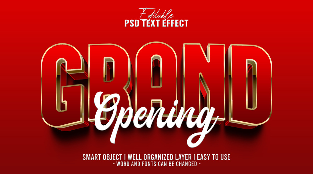 3D Text Effects Bold & Eye Catching Typography