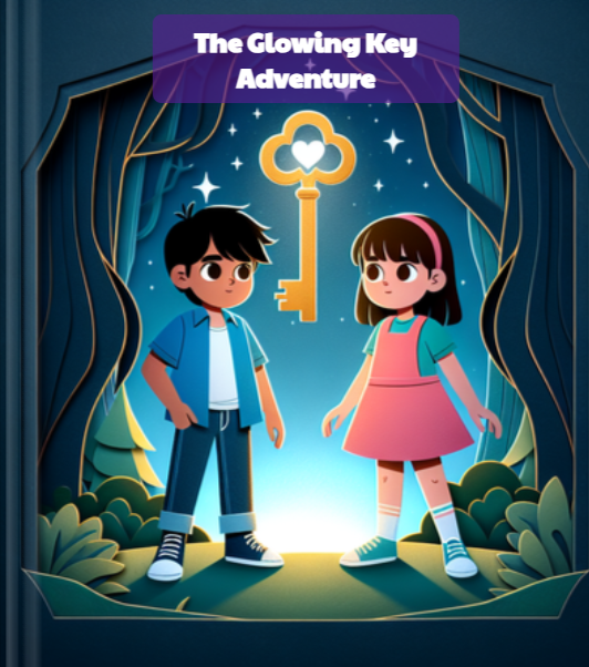 The Glowing Key Adventure-story for kids