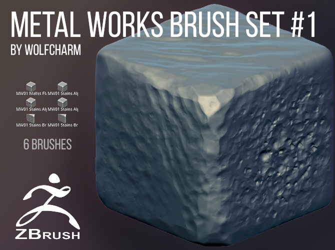 ZBrush Metal Works Brush set #1