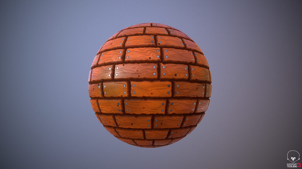 Wood Panels Material - Substance Designer