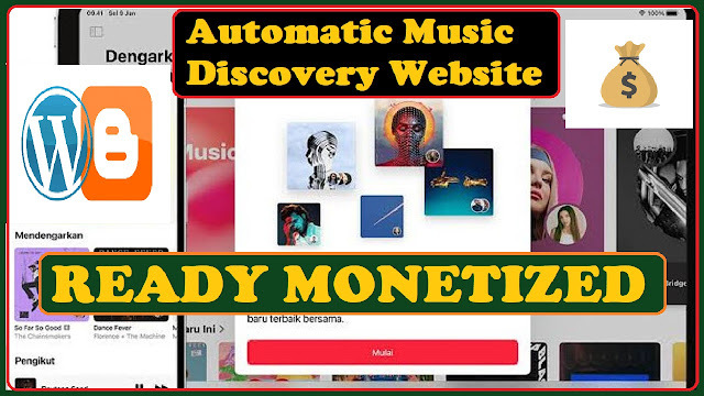 I will create an Automated Music Discovery Website Monetized with Adsterra
