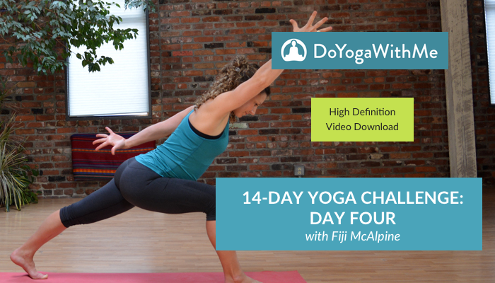 14-Day Yoga Challenge: Day Four with Fiji McAlpine - HD