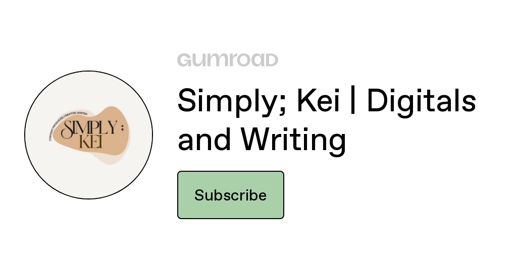 Simply; Kei | Digitals and Writing