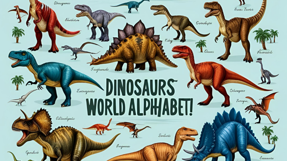 Dinosaurs Alphabet Flashcards