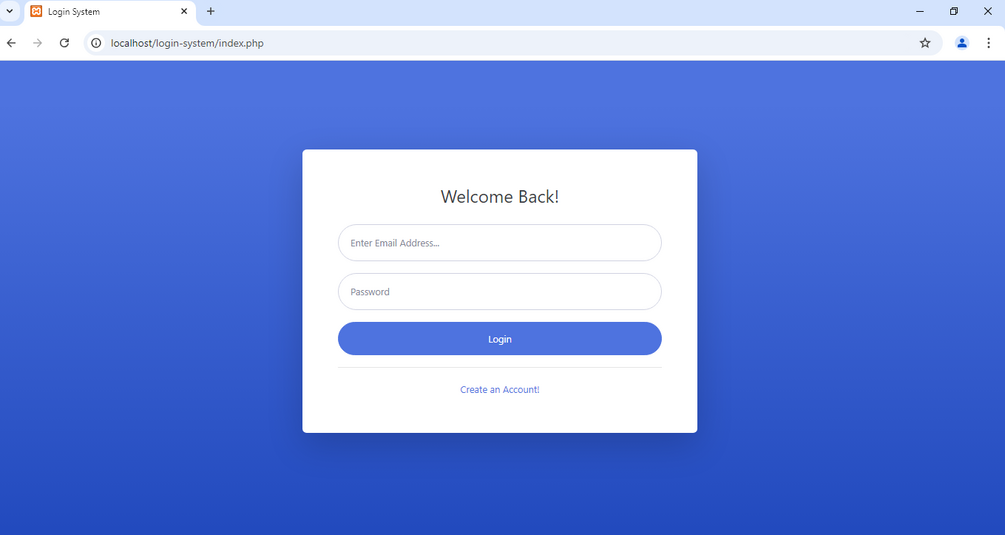 Login System using Php