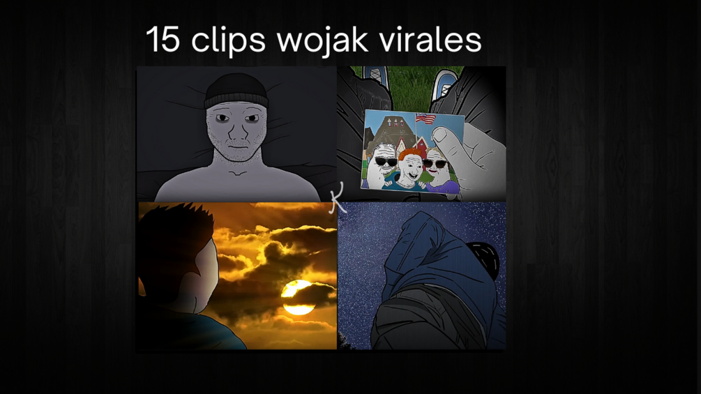 Pack 15 clips de animación wojak