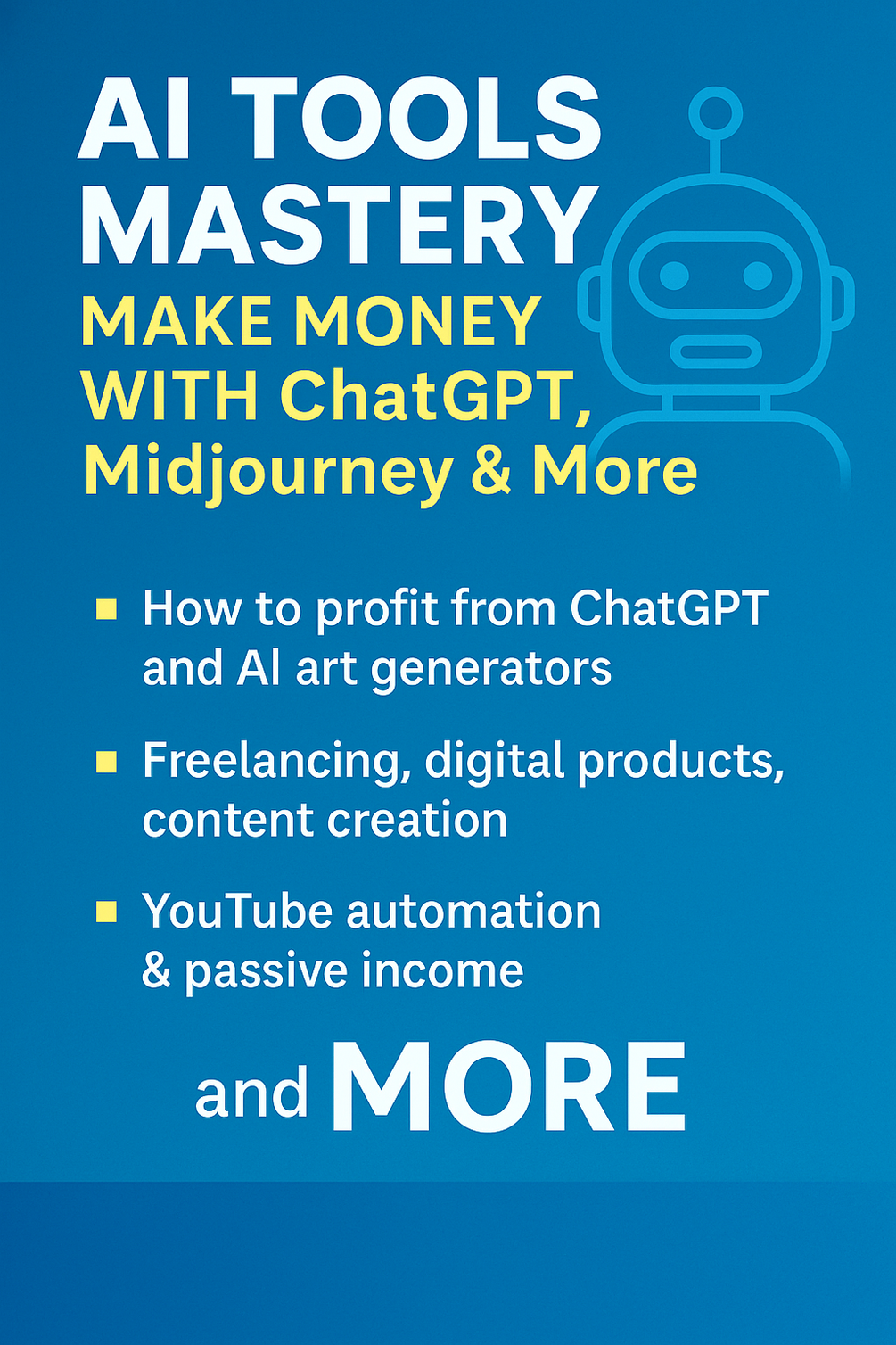 "AI Tools Mastery: Make Money with ChatGPT, Midjourney & More"