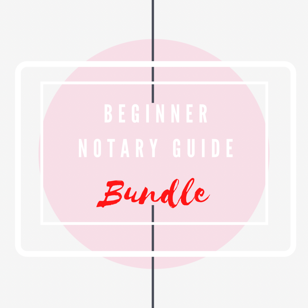 Notary Beginner's Guide Bundle