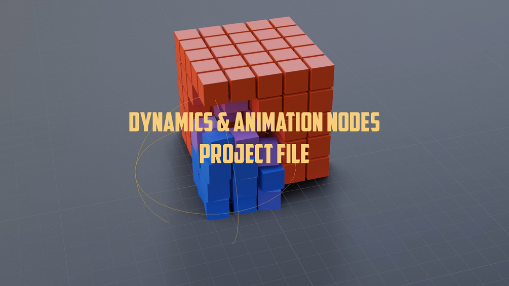 Animation nodes and dynamics project file