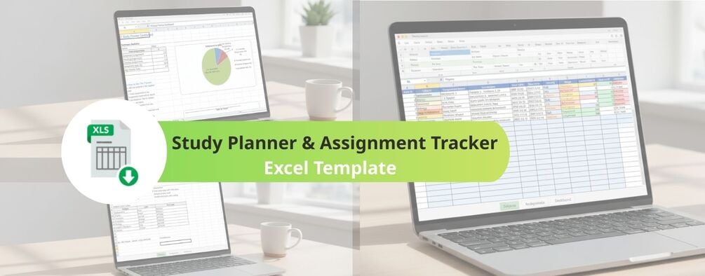 Study Planner & Assignment Tracker – Excel Template