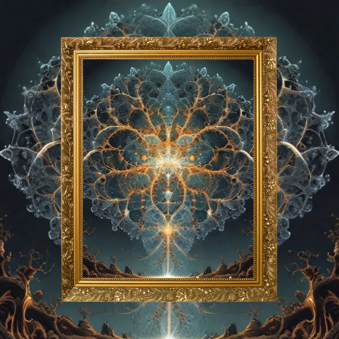 Cosmic Fractal Energy: Mystical Art from the Depths of the Universe