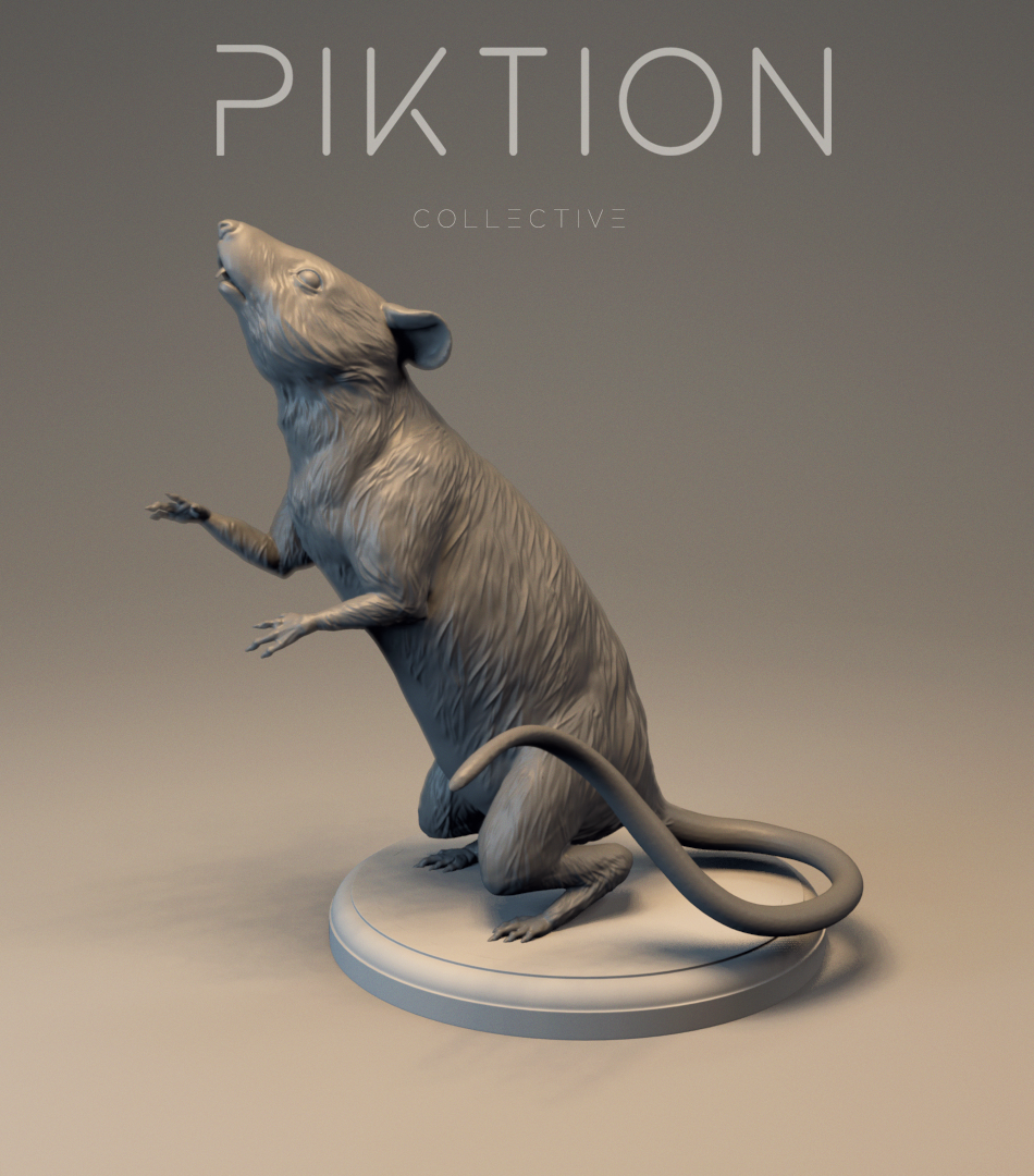 Rat 3d print mini