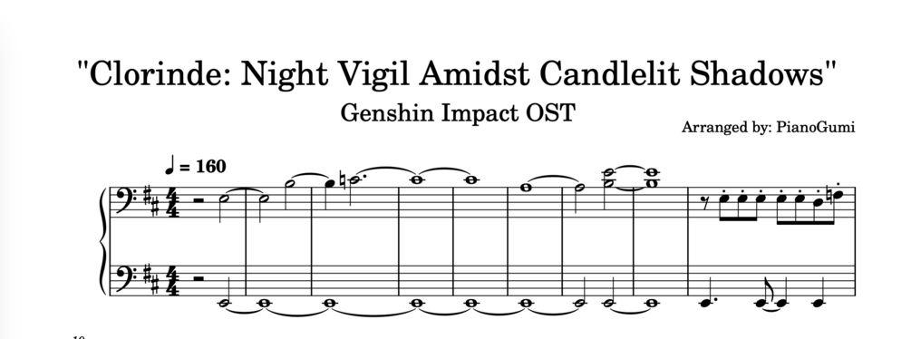 Genshin Impact Demo - "Clorinde: Night Vigil Amidst Candlelit Shadows ...