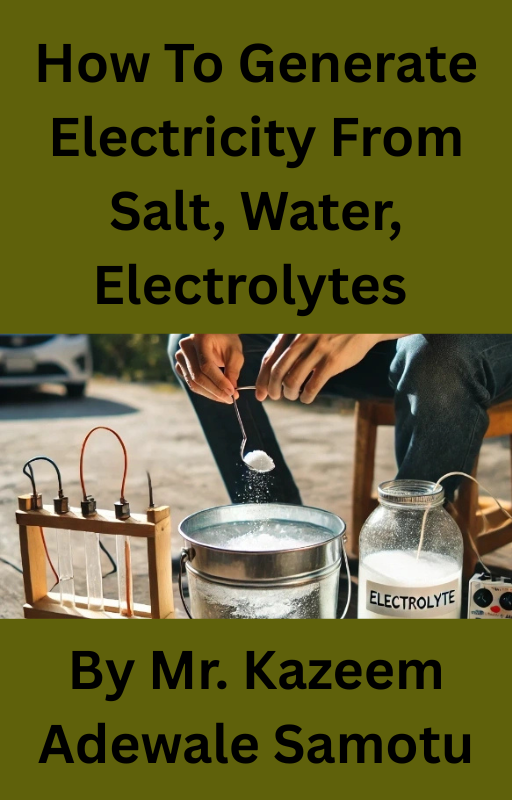 How To Generate Electricity By Using Salt, Water And Electrolytes