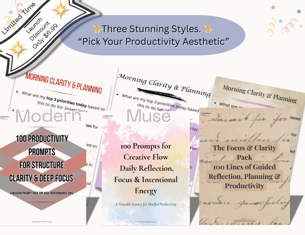100 Daily Focus & Clarity Pages – Printable Mindset Planner | Digital ...