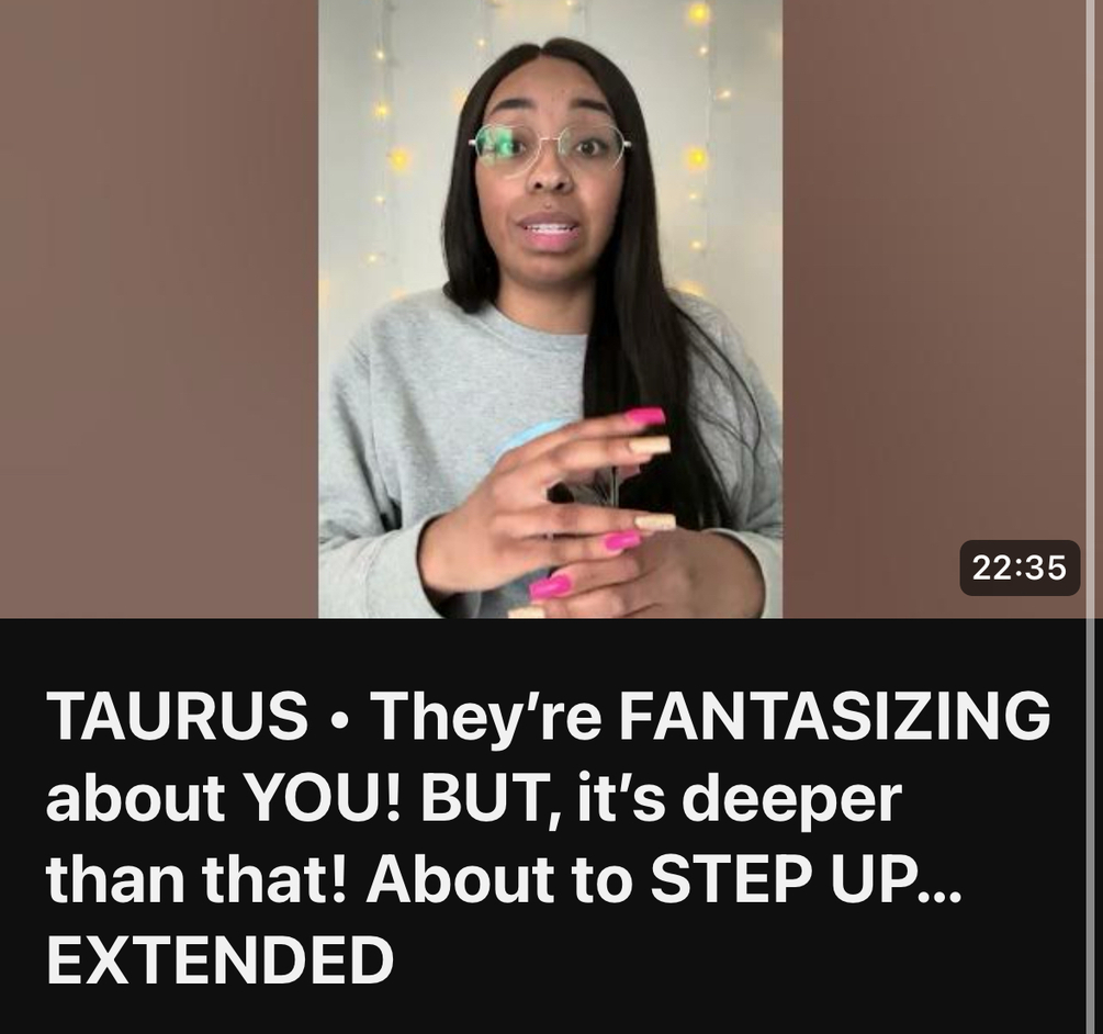 TAURUS • They’re FANTASIZING about YOU! BUT, it’s deeper than that ...