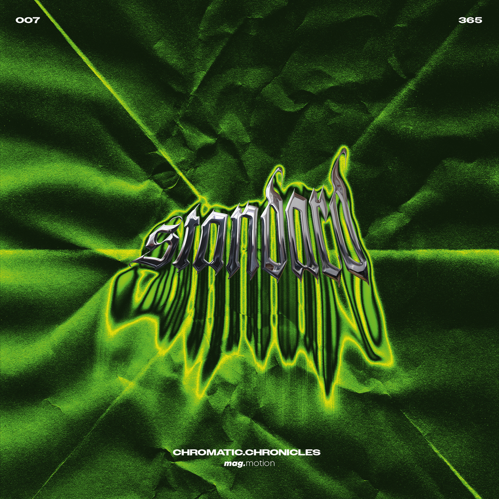 liquid text effect PSD project file Chromatic Chronicles 007/365