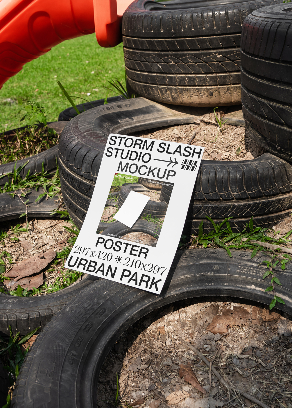 URBAN PARK POSTER MOCKUP - By Storm Slash Studio