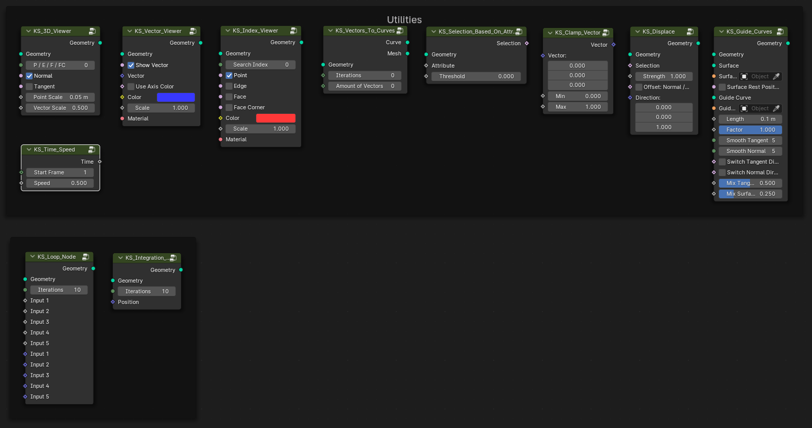 Extra Nodes for Geometry Nodes