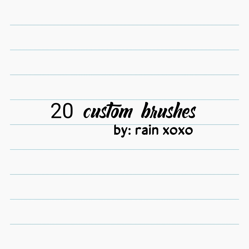 20 custom Brushes