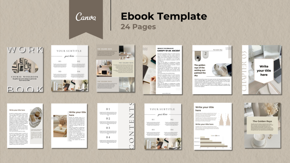 Ebook Editable Template