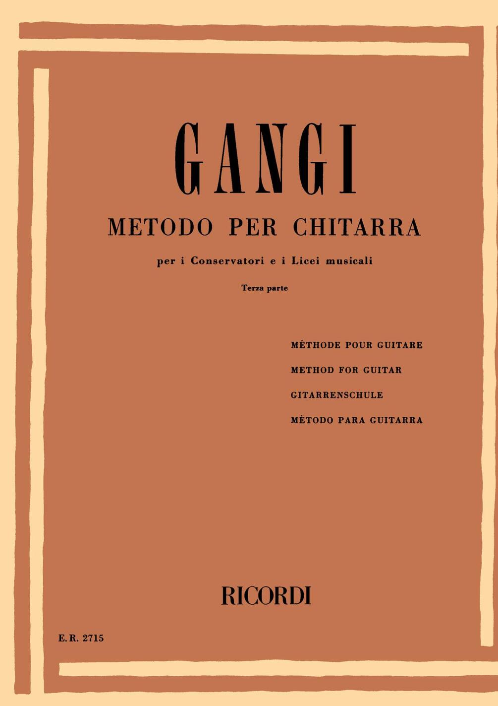 Gangi - Metodo per chitarra Vol.3