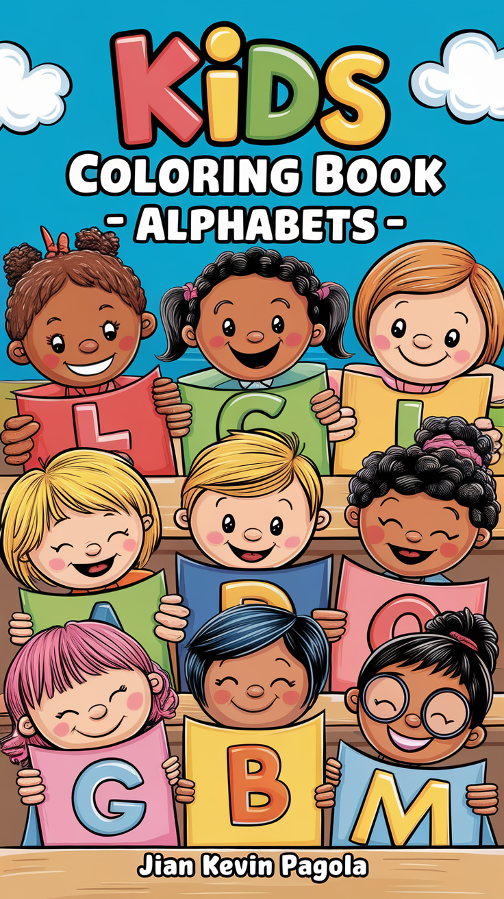 Kids Coloring Book - Alphabets