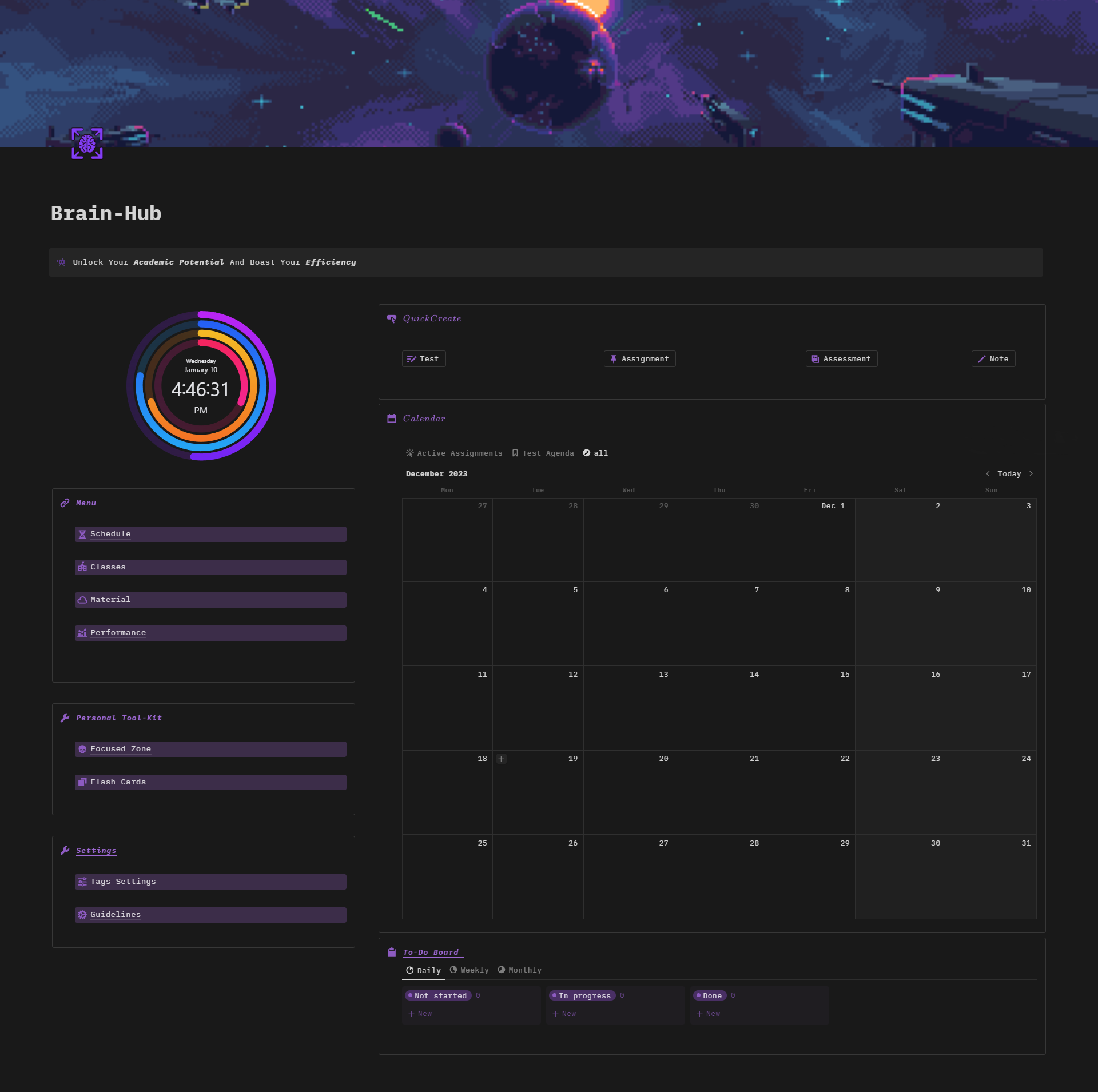 BrainHub | Notion 4 Students