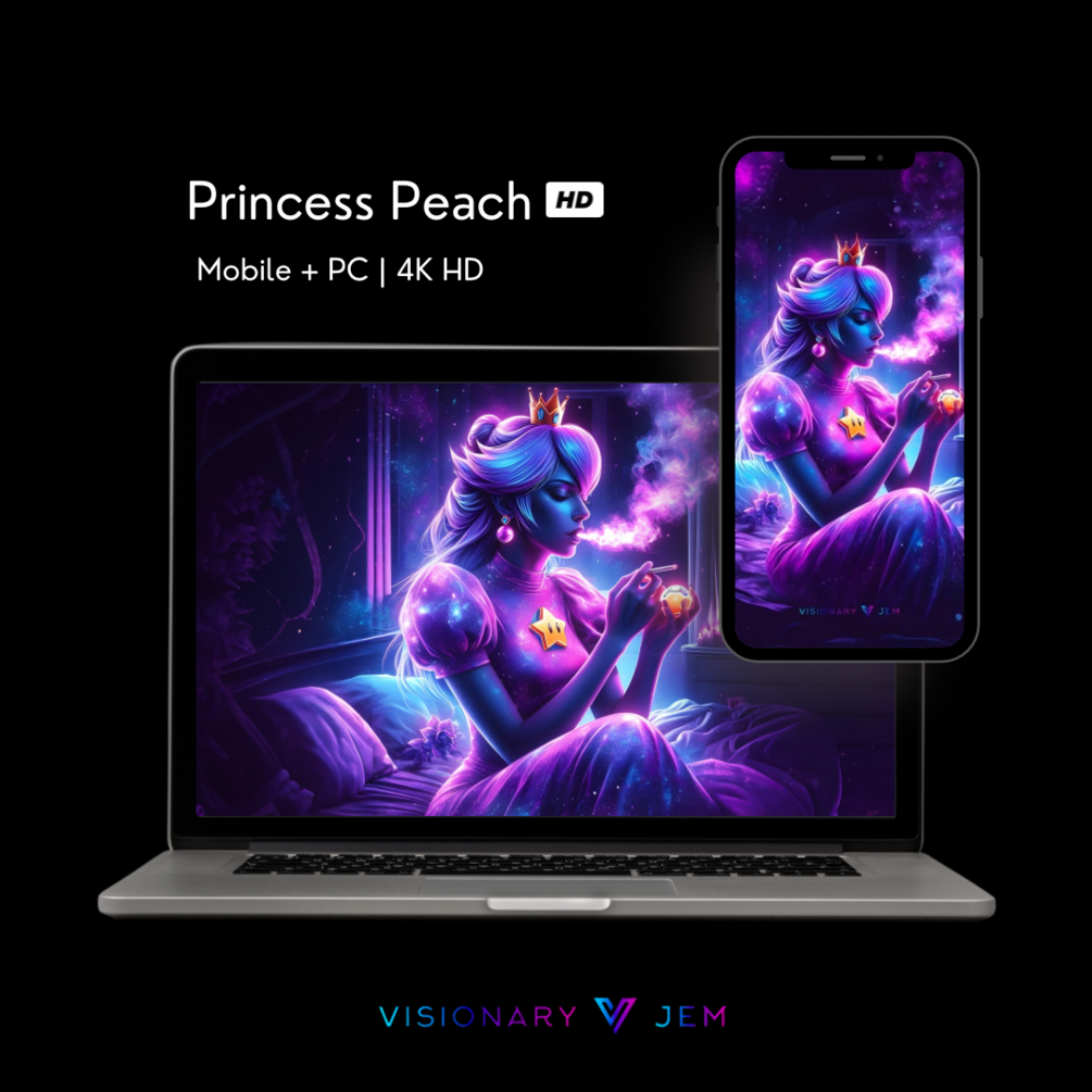 Peach Smoking - Wallpaper