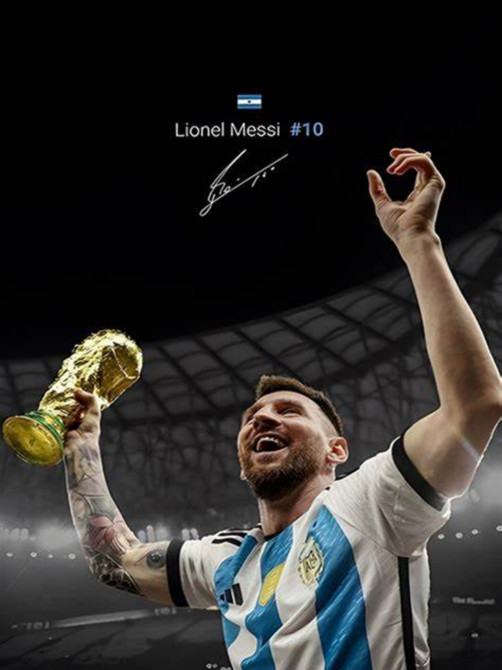 "GOAT Legends Pack - Messi Digital Posters"
