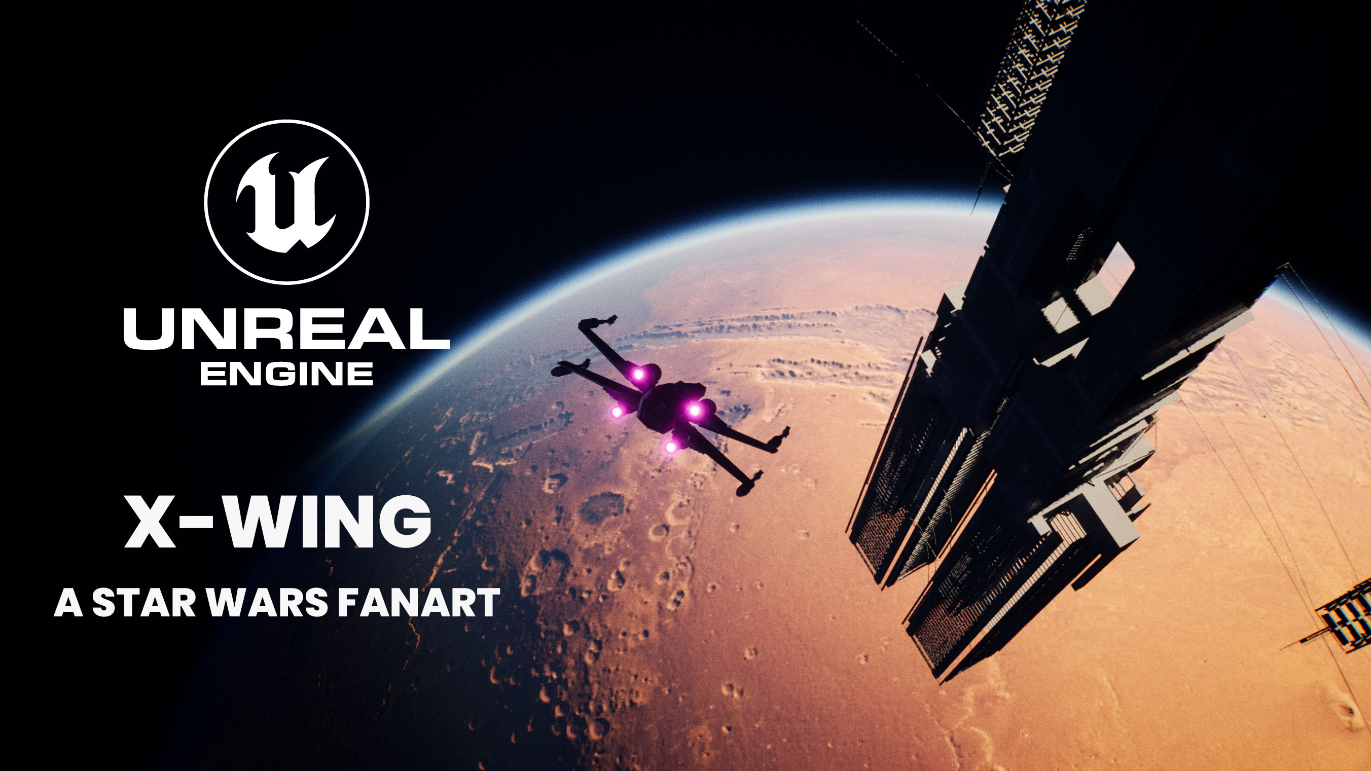 X-Wing Free UE5 Project Files - Radu Cius