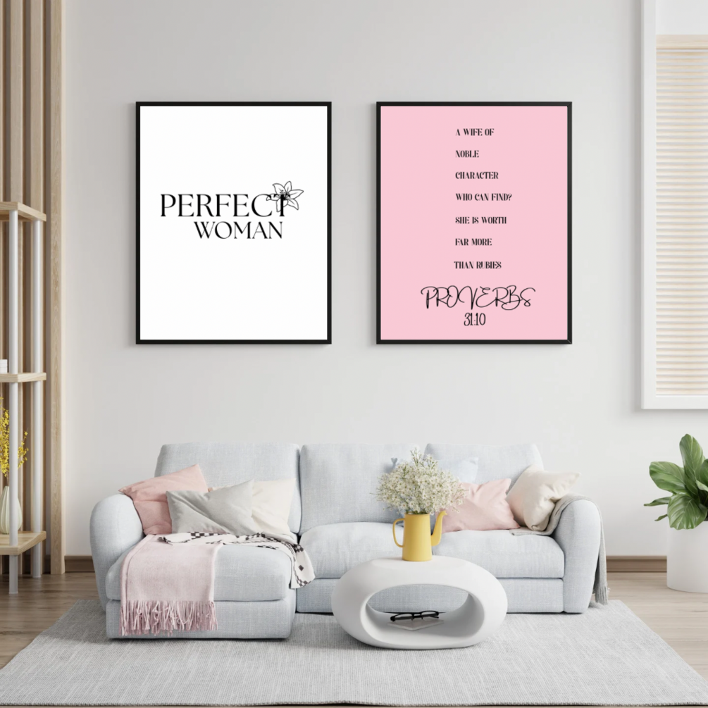 Minimalist Scripture Print Set| Proverbs 31