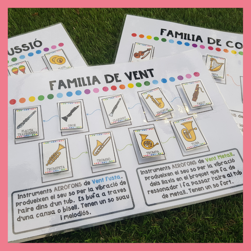Repaso familia de instrumentos (Castellano)