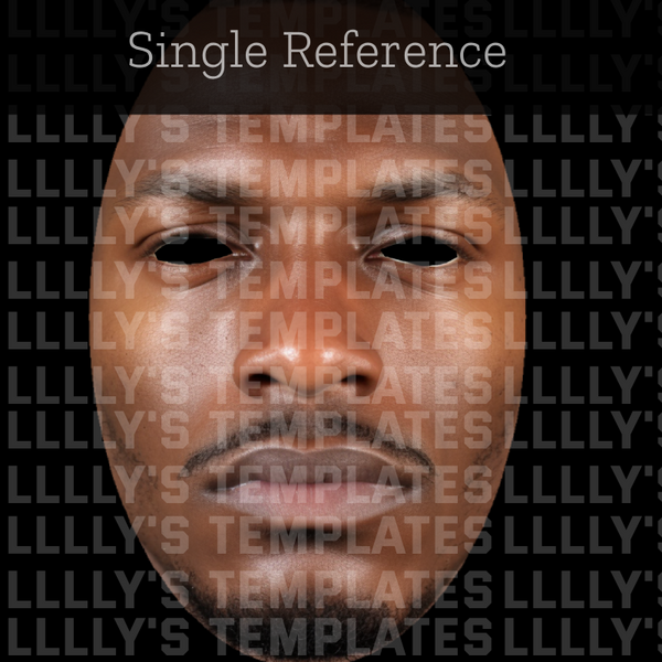 More Mesh Head Templates for Men ! - NZAMBI CREATIONS