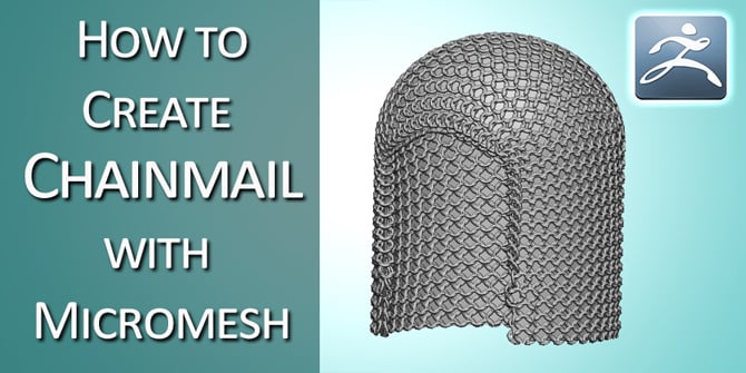 How to create chainmail with Micromesh in ZBrush