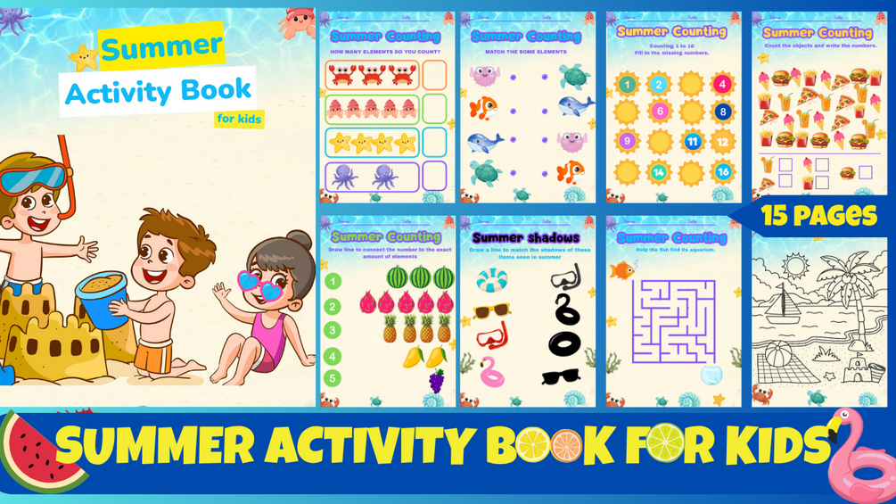 summer activity book for kids