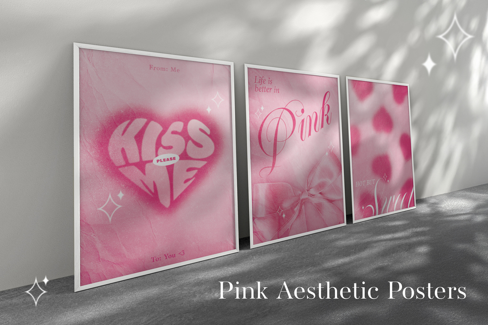 Pink Aesthetic Posters