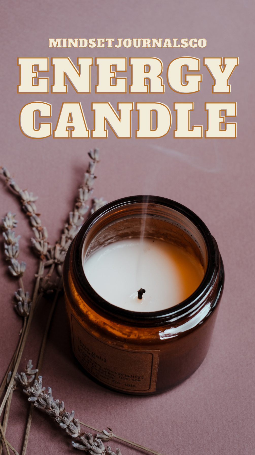 Personalized manifestation energy candle